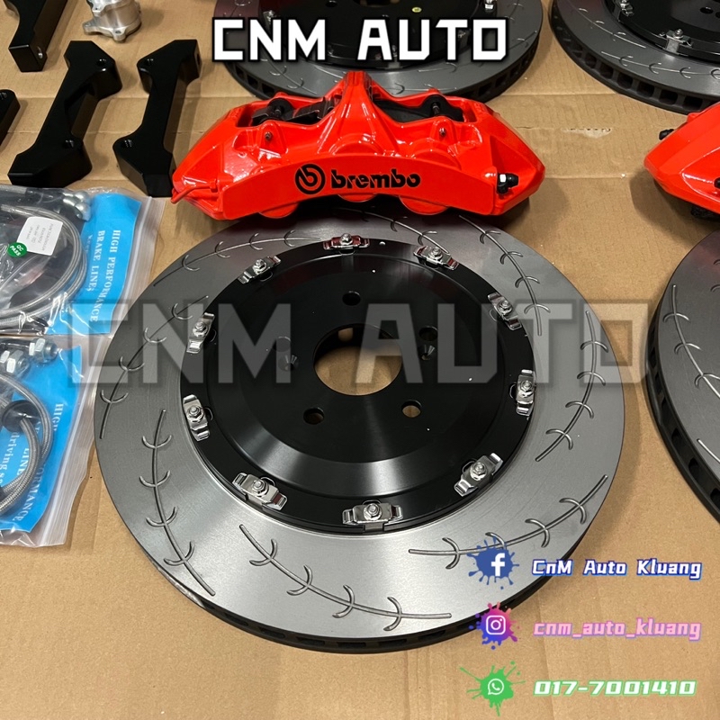 Honda Civic FC Brembo GT6 Front Set 6pot 380mm Disc Rotor Brake Caliper ...