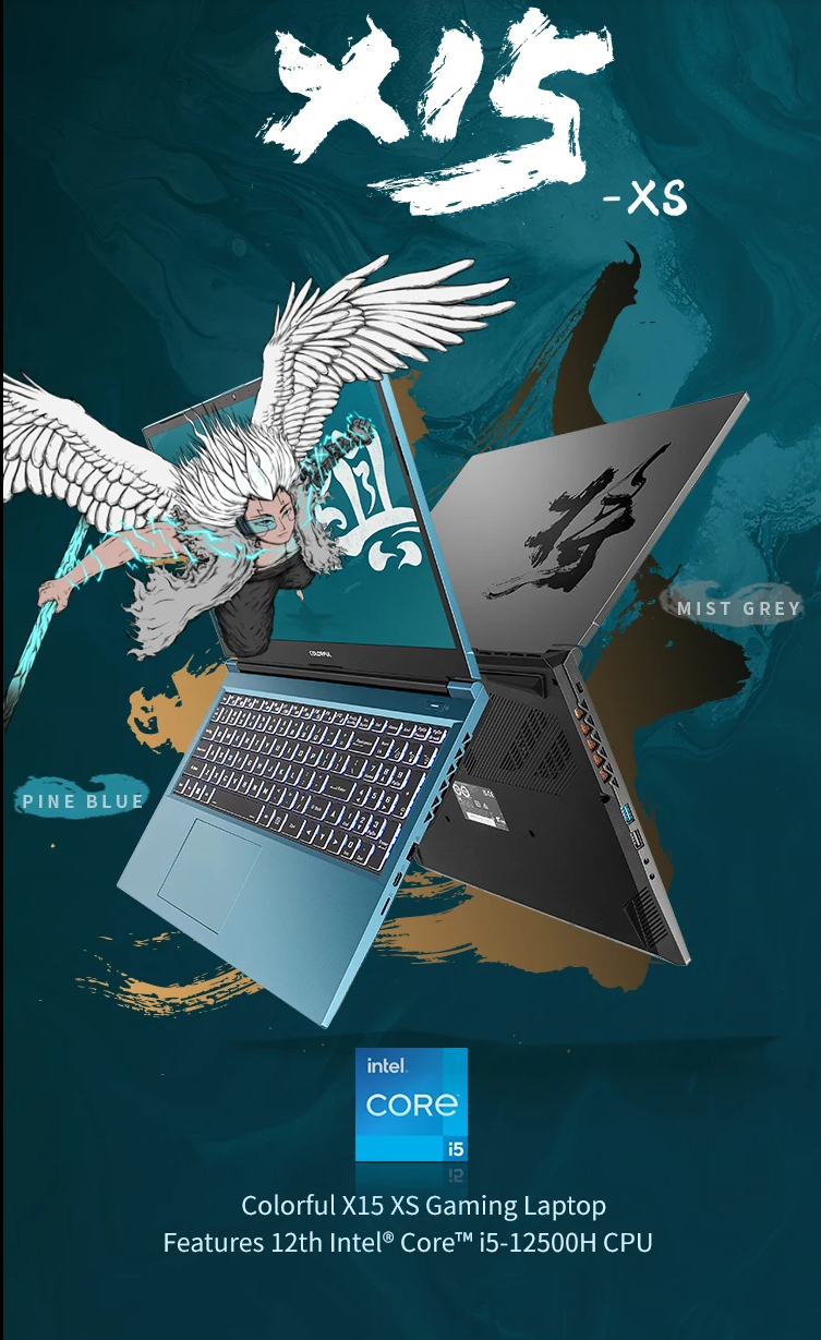 COLORFUL X15 XS 22 - GAMING LAPTOP ( I5-12500 16GD4 512SSD / RTX3050TI ...