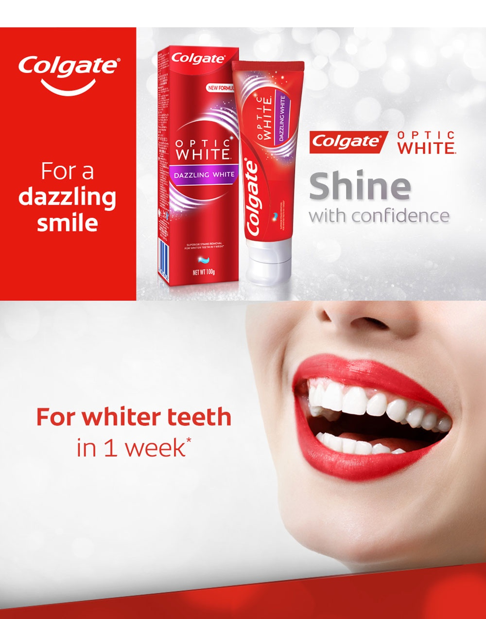 [PMG PHARMACY] Colgate Optic White Dazzling White Toothpaste 100G ...