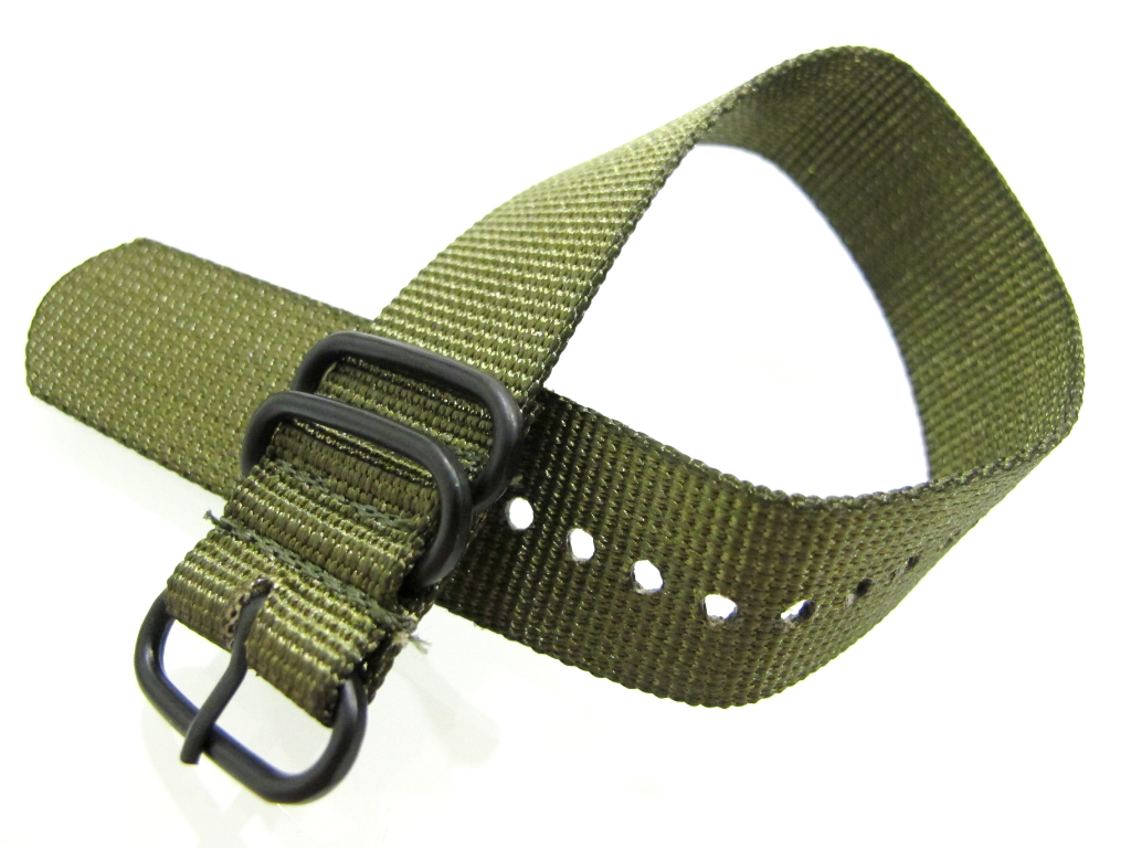 CAMPCO USA Premium NATO ZULU 3-Ring 22MM PVD Military Watch Strap ...