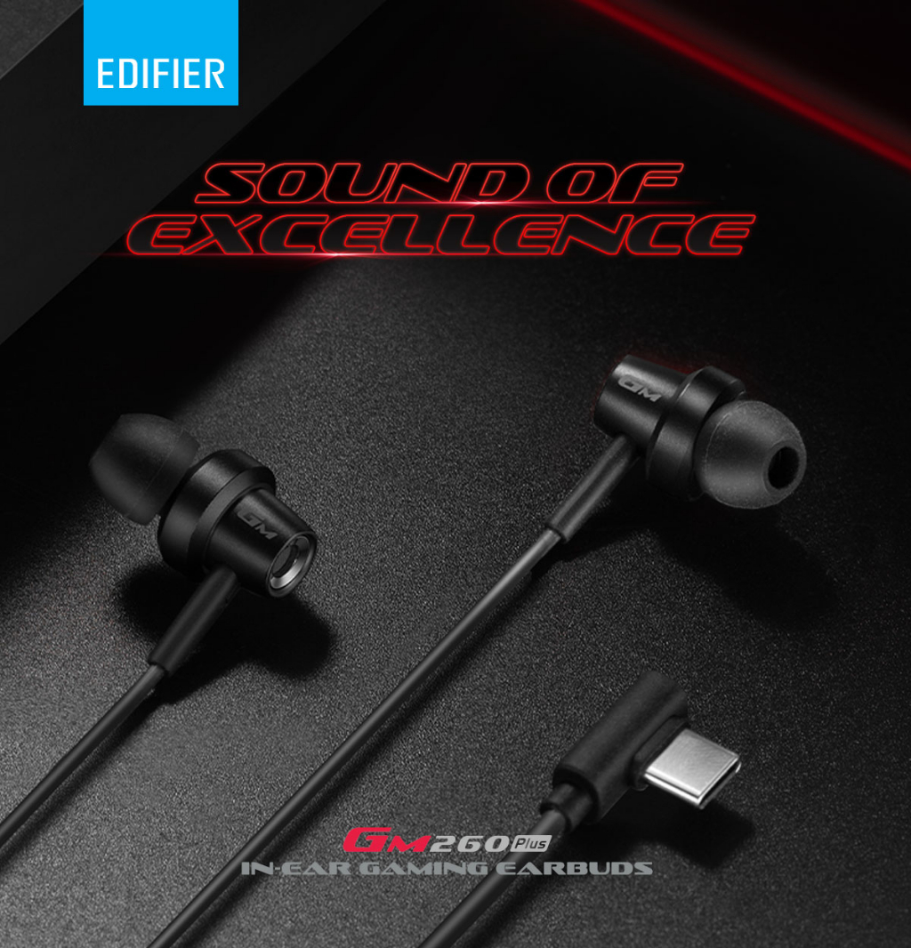 Edifier Hecate GM260 Plus Hi-Res Audio Wired Gaming Earphones With USB ...