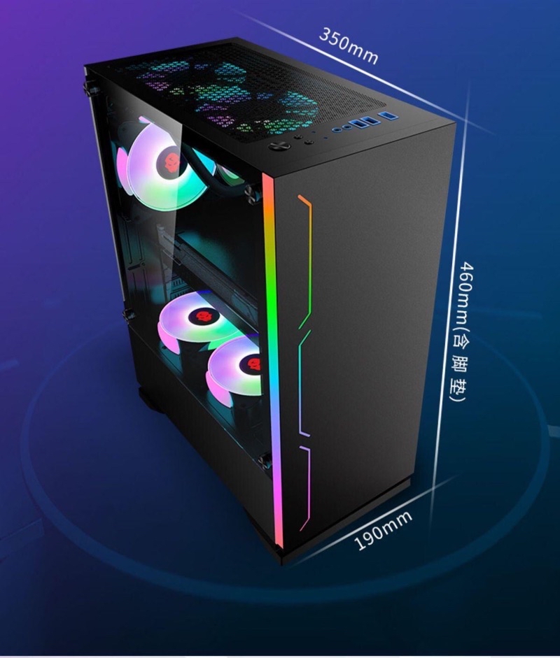 {ReadyStock} ROBIN I Transparent View PC Casing ATX M-ATX ITX GAMING ...