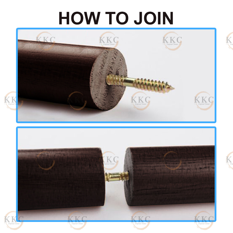 KKC ACASIA DOUBLE Wooden Curtain Rod / Kayu Langsir /Rod Langsir ...