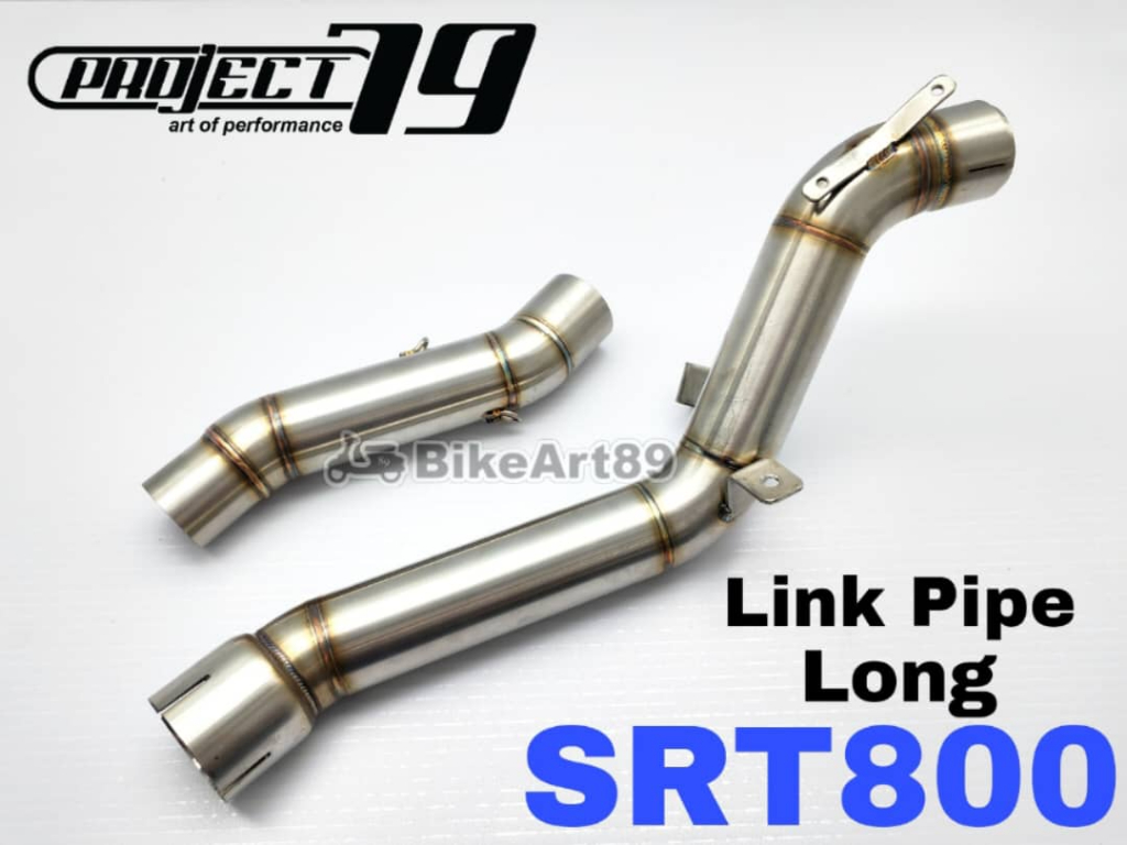 Project79 Exhaust SRT800 Long Slip On Piping Stainless Steel Muffler ...
