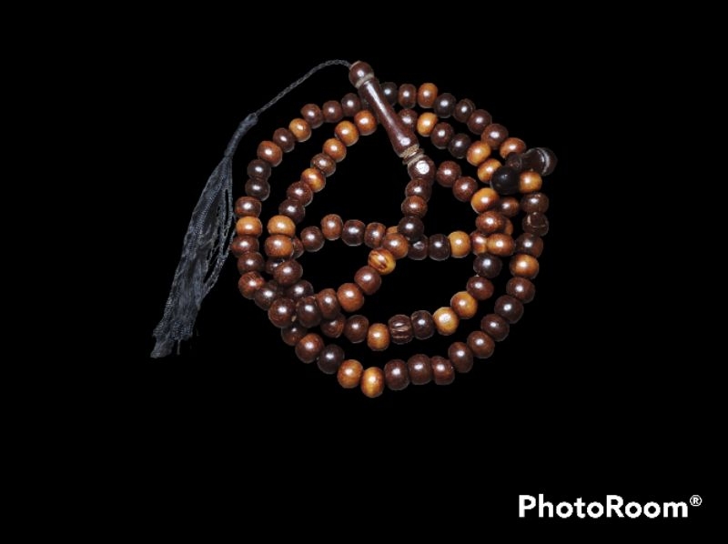 TASBIH KAYU SETANGGI / STIGI / ISTEGI 99 BIJI ASLI ORIGINAL 100% 7MM ...