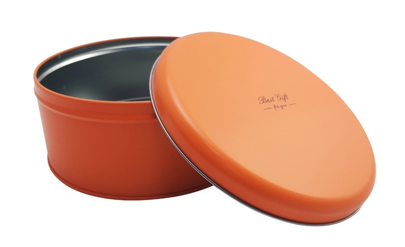 Cookies Candy Container Round Container Present Gift Aluminium Box ...