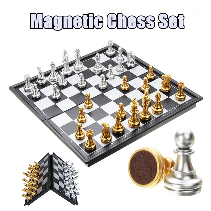 Chess Set Magnet Mini Chess Board Game Magnetic Kids Family Adult ...