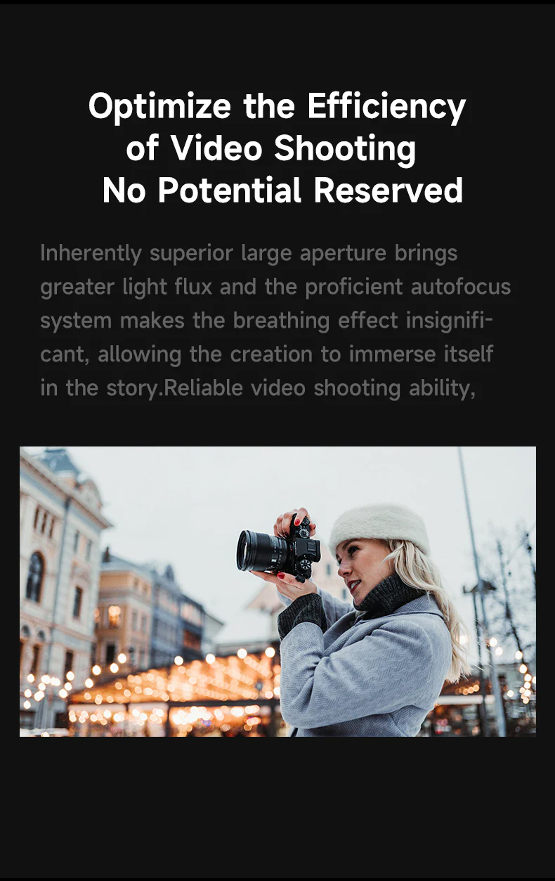 VILTROX PRO Level 75mm F1.2 XF Auto Focus Large Aperture Prime Lens Designed for Fujifilm X ...