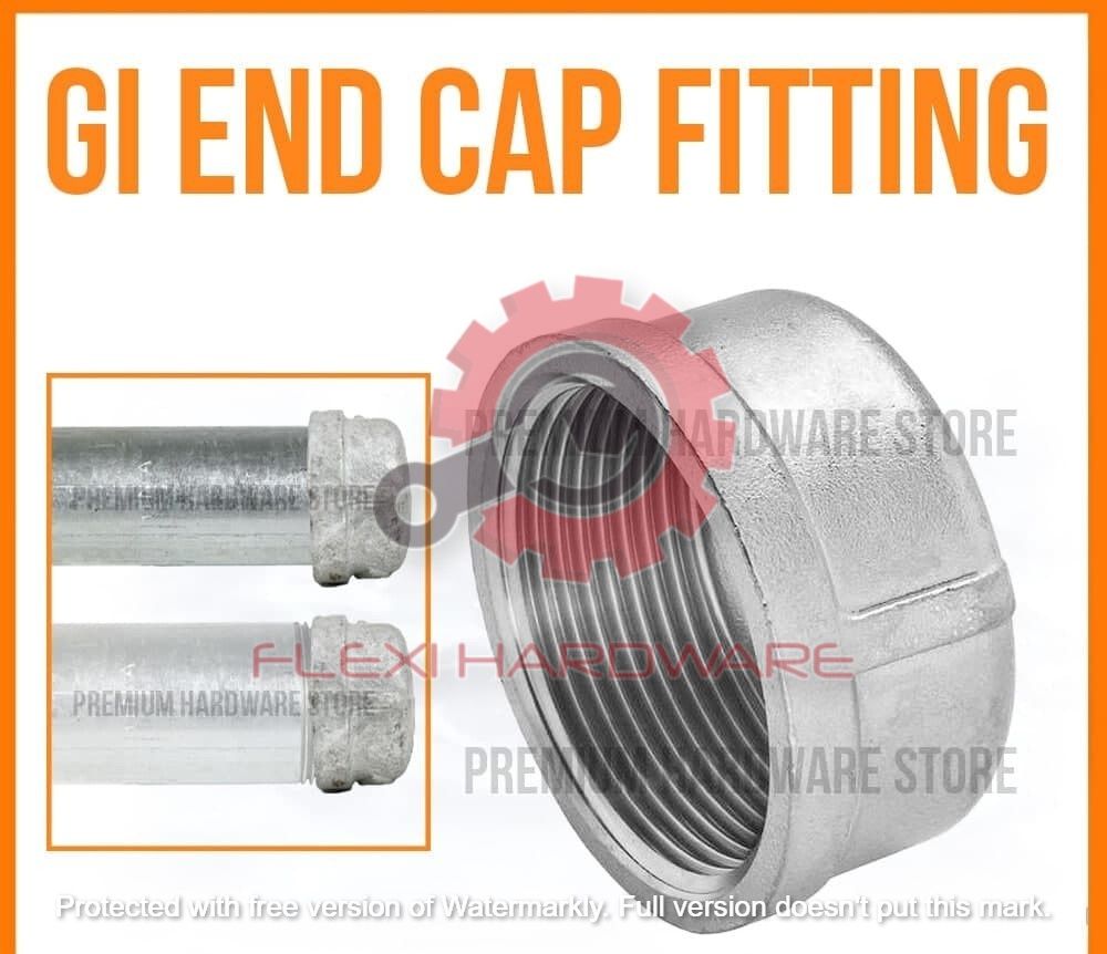 [READY STOCKS] 2" - 4" GI END CAP / GALVANISED IRON END CAP PIPE/ GI ...