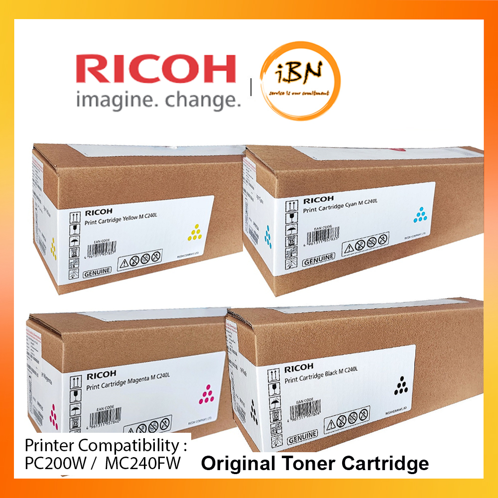 Ricoh MC240L Genuine Toner for PC200W / MC240FW / P C200W / M C240FW @ IBN | Shopee Malaysia