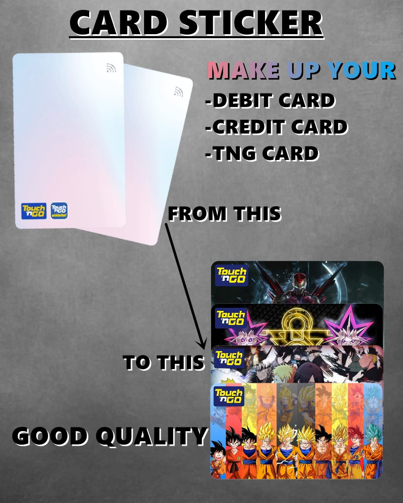 [ AKATSUKI ] Touch n Go Card Sticker Cover / Credit Card Sticker Cover ...