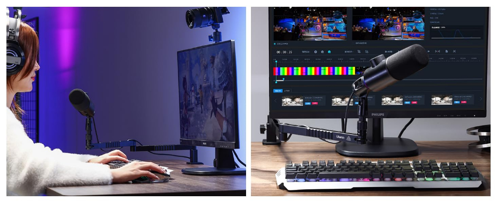 Ulanzi VIJIM LS26 Low Profile Mic Arm 360° Rotatable Foldable ...