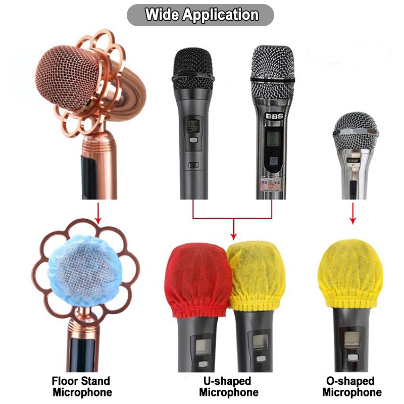 𝟮𝗣𝗖𝗦 / 𝗣𝗔𝗖𝗞 》 Mic Cover KTV Karaoke Microphone Hygiene Cap Covers ...