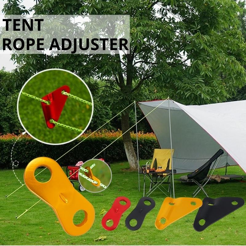 Aluminium Wind Rope Adjuster Tent Guy line Stopper Rope Tensioner ...