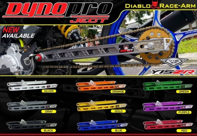 DYNOPRO DIABLO RACE SWING ARM ( 2 Inch ) Y16ZR Y15ZR LC135 v1-V8 ...