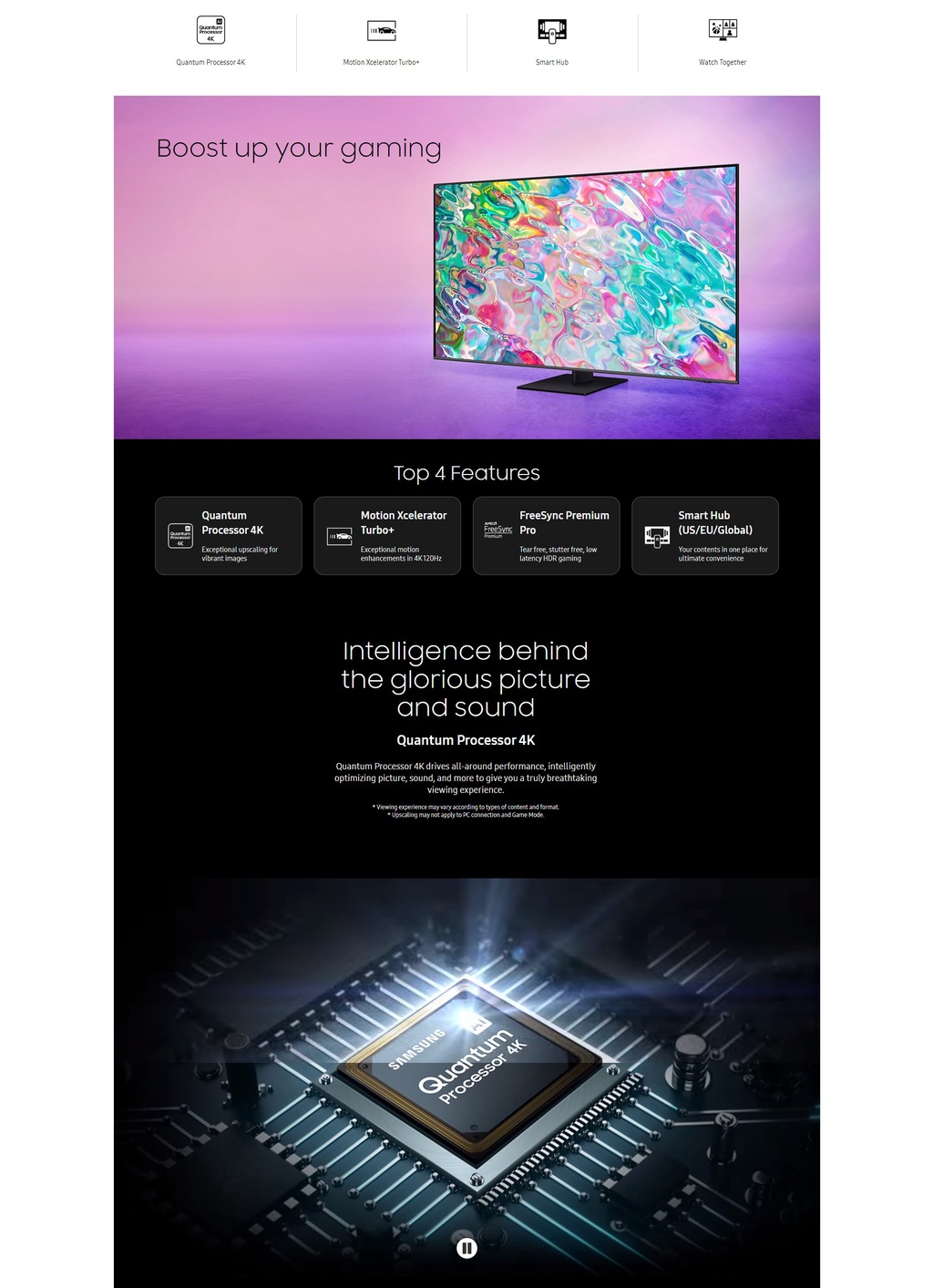 Samsung QLED TV Q70 120hz 4K Smart TV Quantum Processor 4K 55“ 65” 75 ...