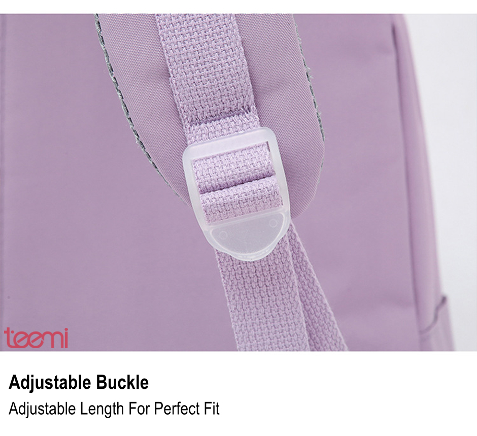 TEEMI 47cm Unisex Pastel Color School Bag Large Capacity Backpack Beg ...