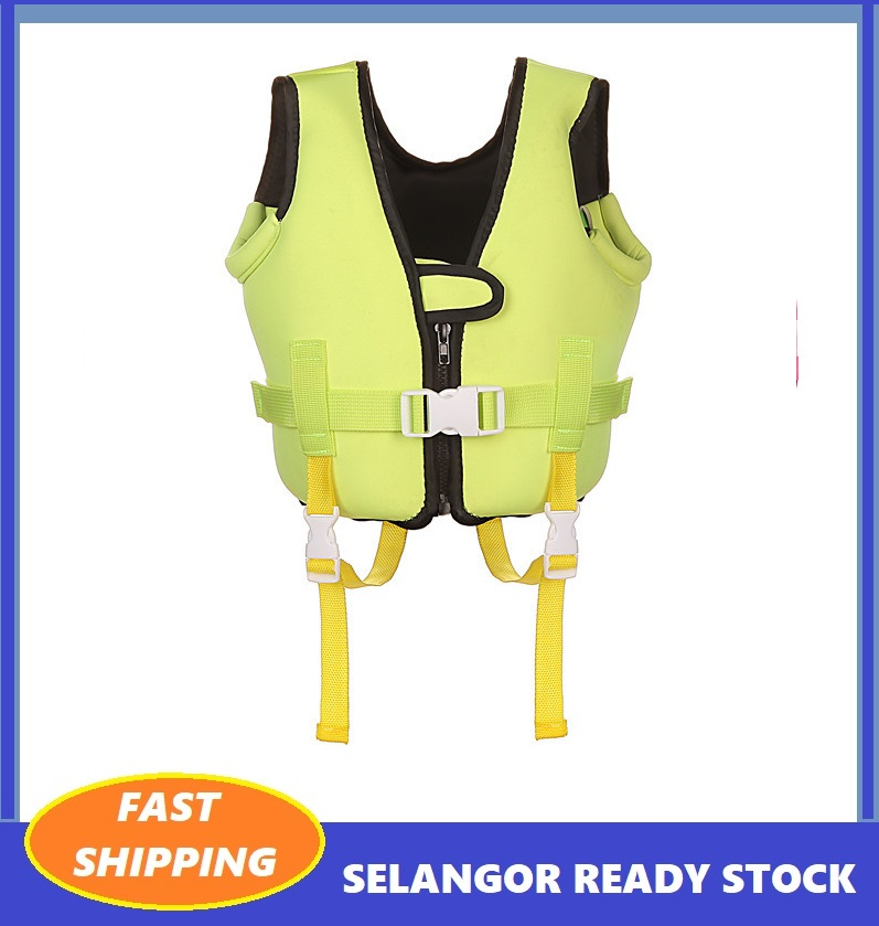 SELANGOR Kids Girls & Boys Swimming Floatage Life Jacket with Lockable ...
