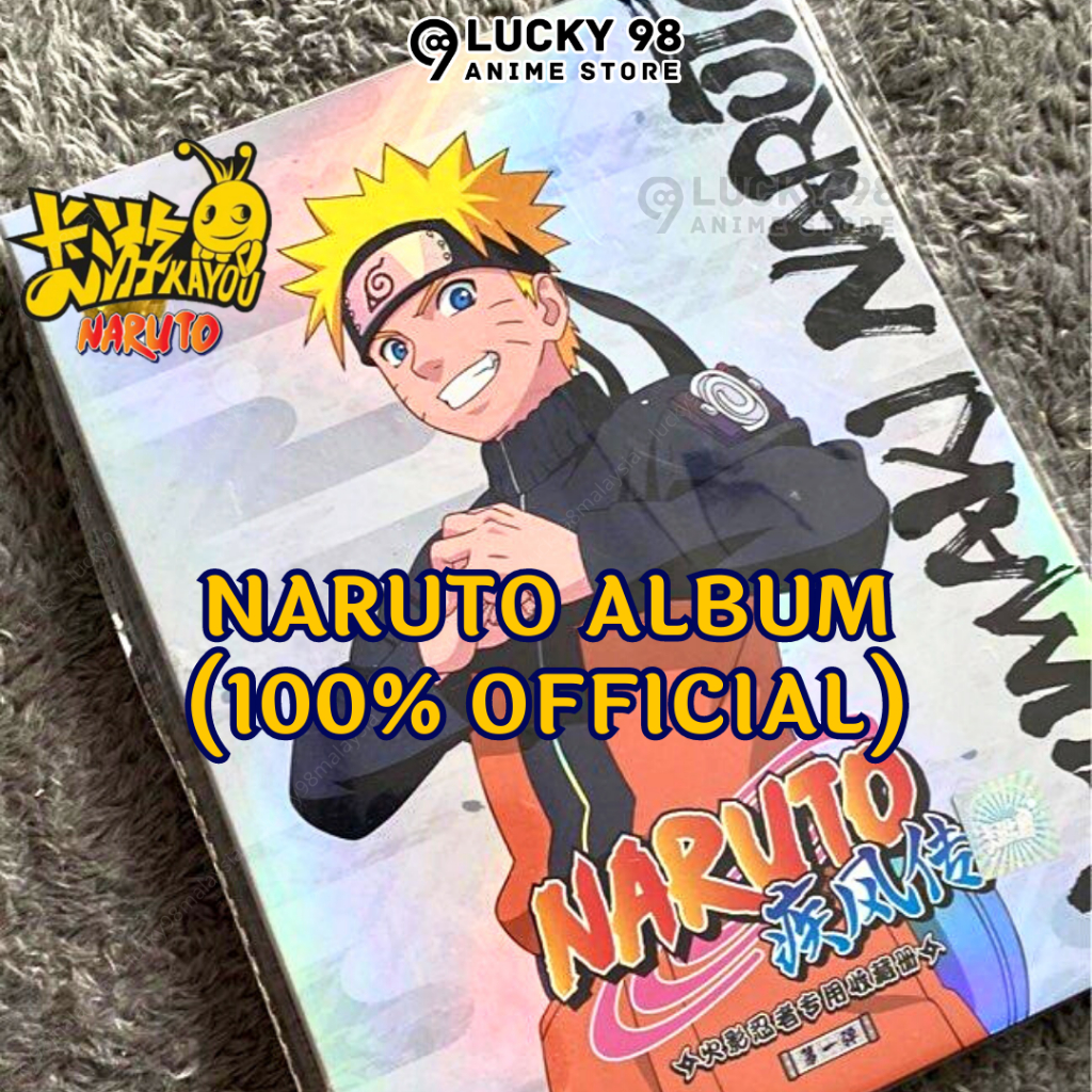 Naruto Card Album Book Kayou Original Official Collection Card Binder ...