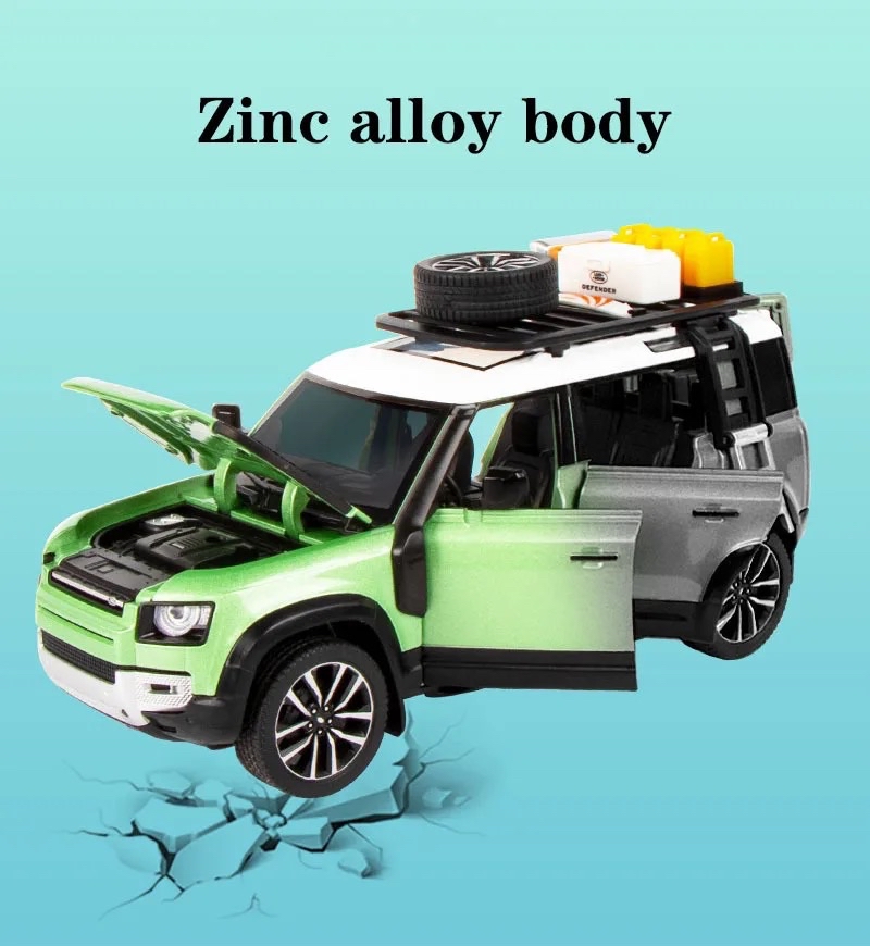 FEO Land Rover Defender Diecast Car Model Alloy Car Toys Vehicle Kereta ...
