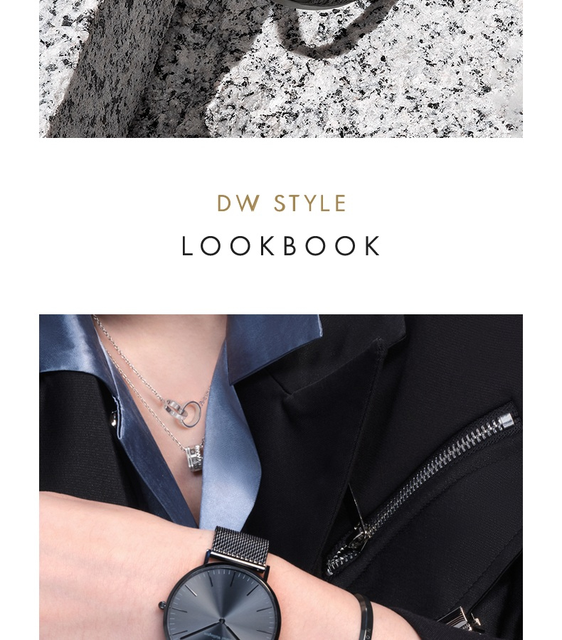 Daniel Wellington Classic Bracelet Black / Grey - Unisex Bracelet for ...