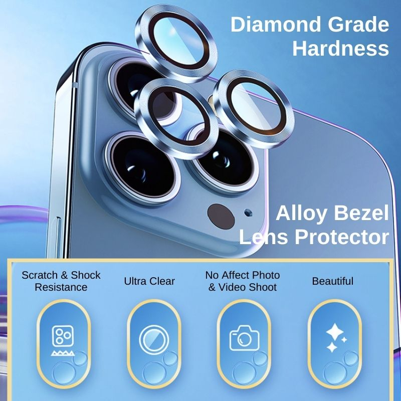 BENKS Lens Protector for iPhone 13 Pro Max / iP13 Mini Alloy Glass Film ...