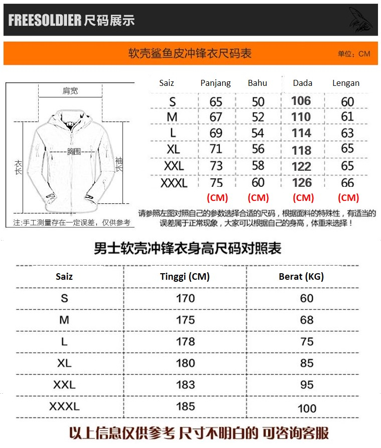 [PREMIUM] 2022 Men's Outdoor Tactical Jacket Fleece with Hoodie ...