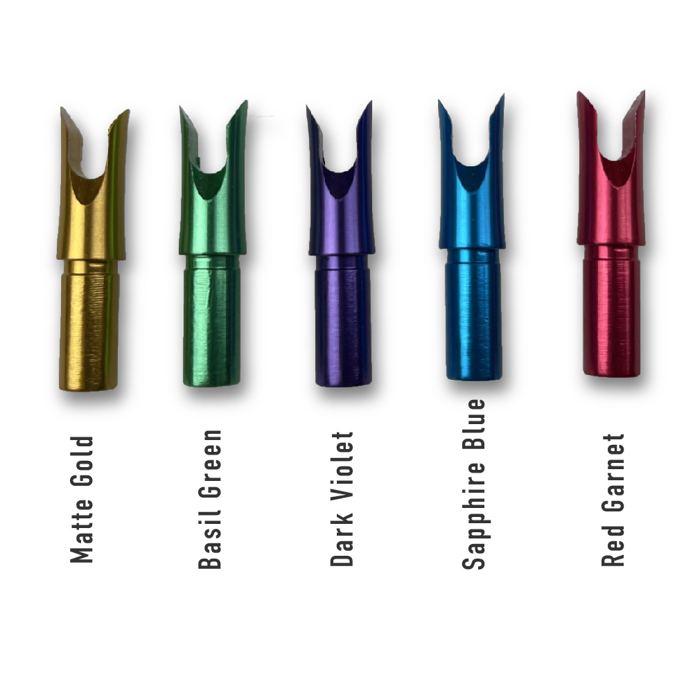 Aluminum Fast Shooting Nocks with 6.2mm Internal Diameter for Carbon ...