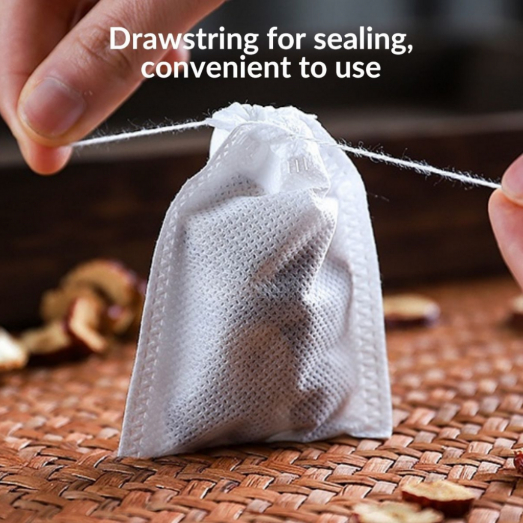 100Pcs Empty Scented Teabags Disposable Tea Bags With String Heal Seal ...
