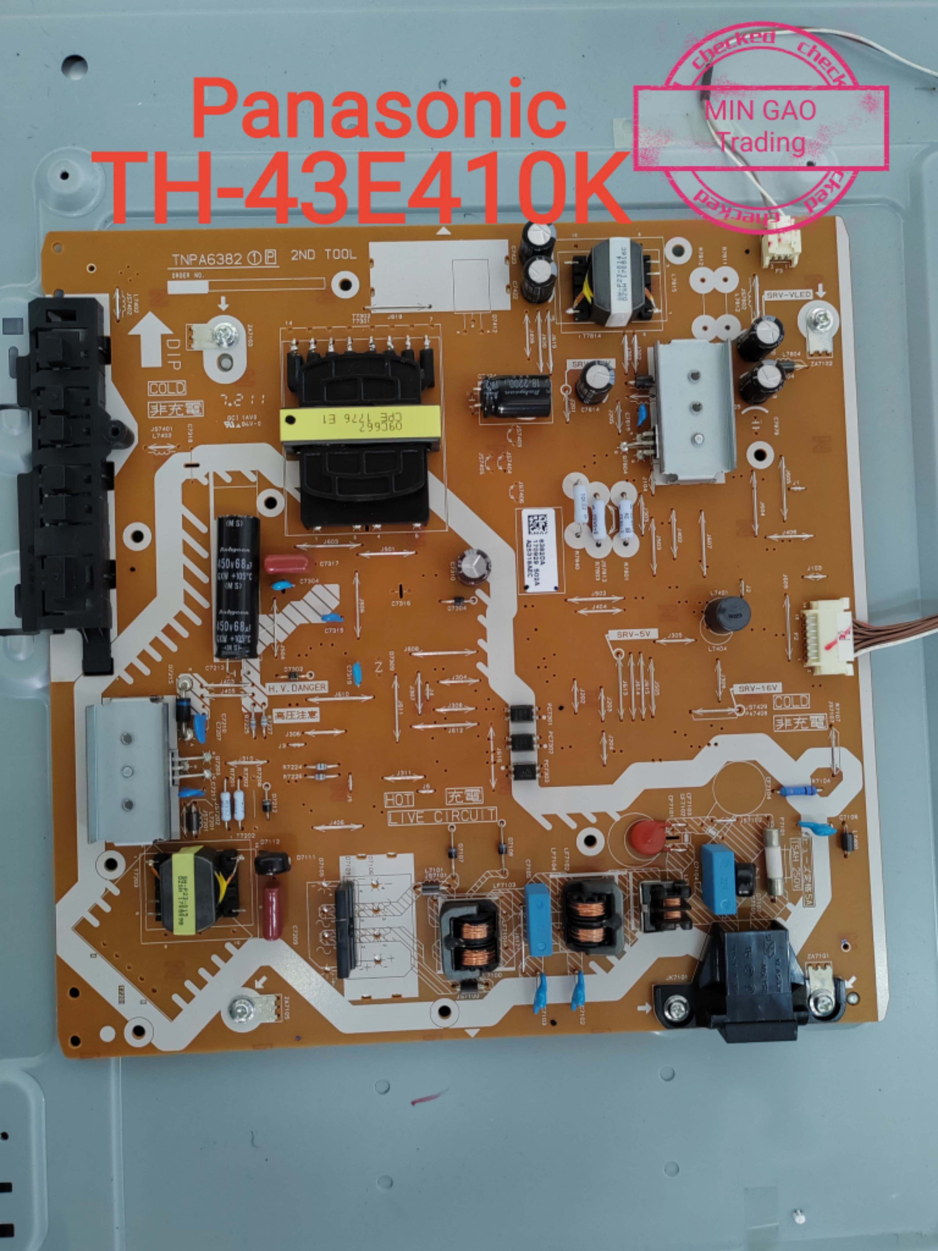 Panasonic TH-43E410K TH43E410K LED TV Power Board Mother board T-CON ...