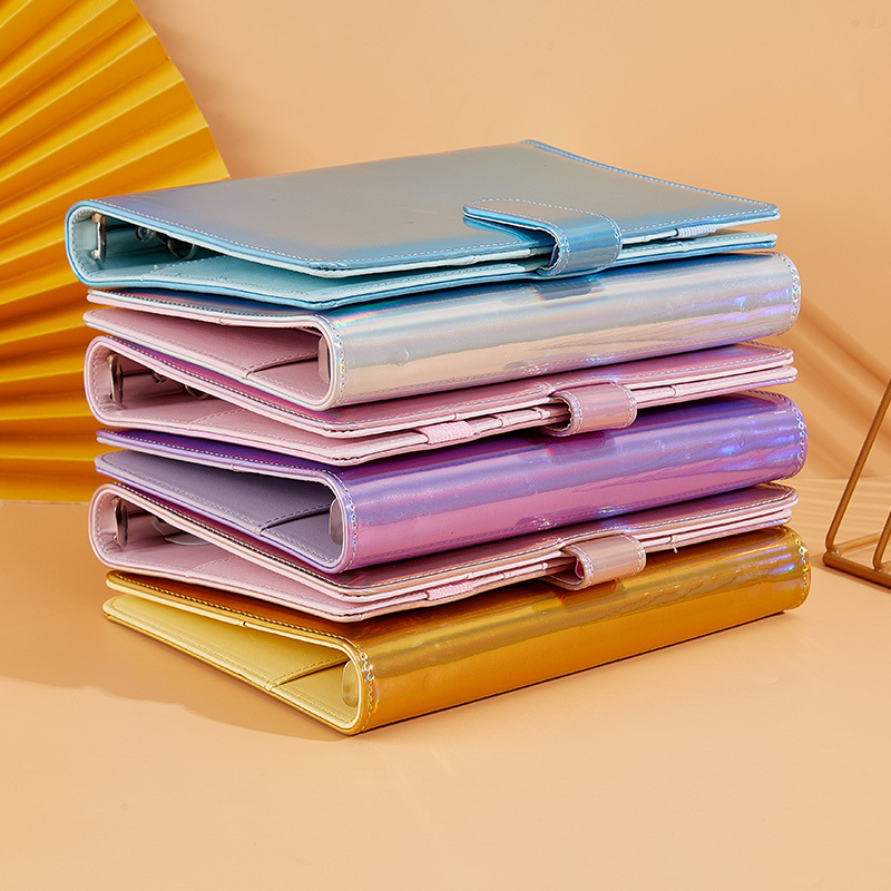 Whitespace A6 Premium Laser Cash Planner Set Binder Macaron PU Leather ...