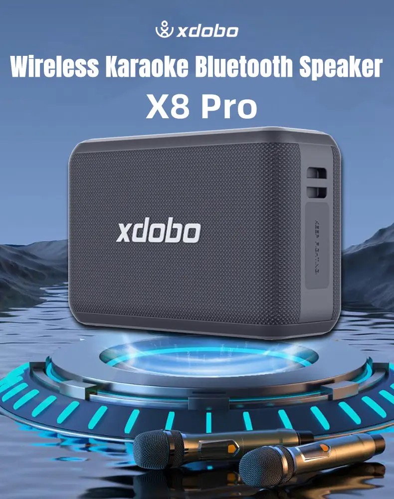 XDOBO X8 Pro 120W Wireless Karaoke Bluetooth Stereo Outdoor Audiophile Subwoofer Portable ...