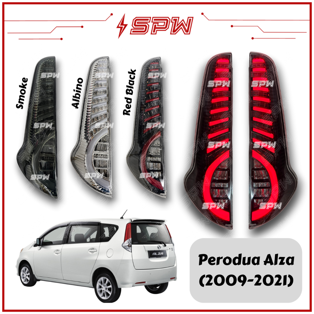 Perodua Alza (2009 to 2021) Tail Lamp Tail Light LED DRL Taillamp ...