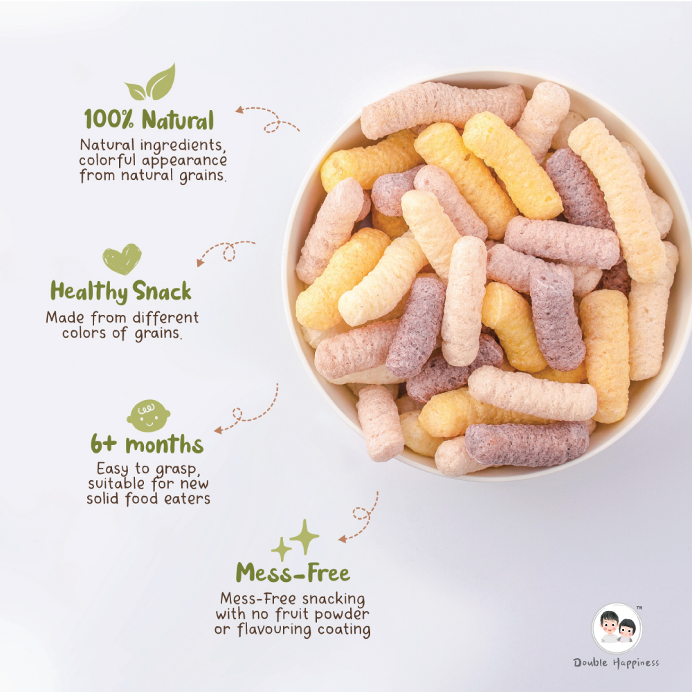 Double Happiness Baby Rice Puff / Rice Stick / Baby Food / Baby Snack ...