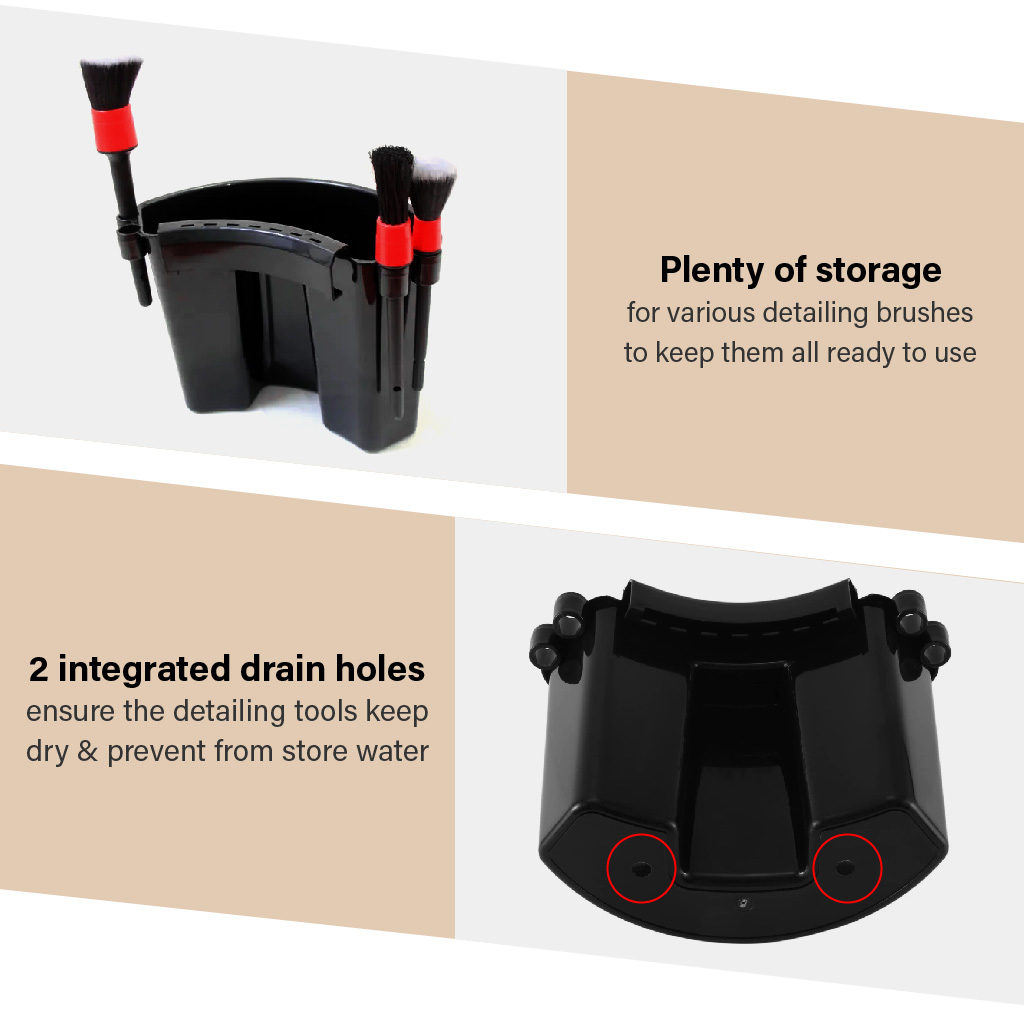 MYCB Small Hanging Bucket [Black] Universal Bucket Organizer Car ...
