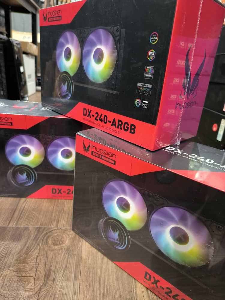 Invasion DX-240-ARGB High Performance Gaming AIO CPU Liquid Cooler ...