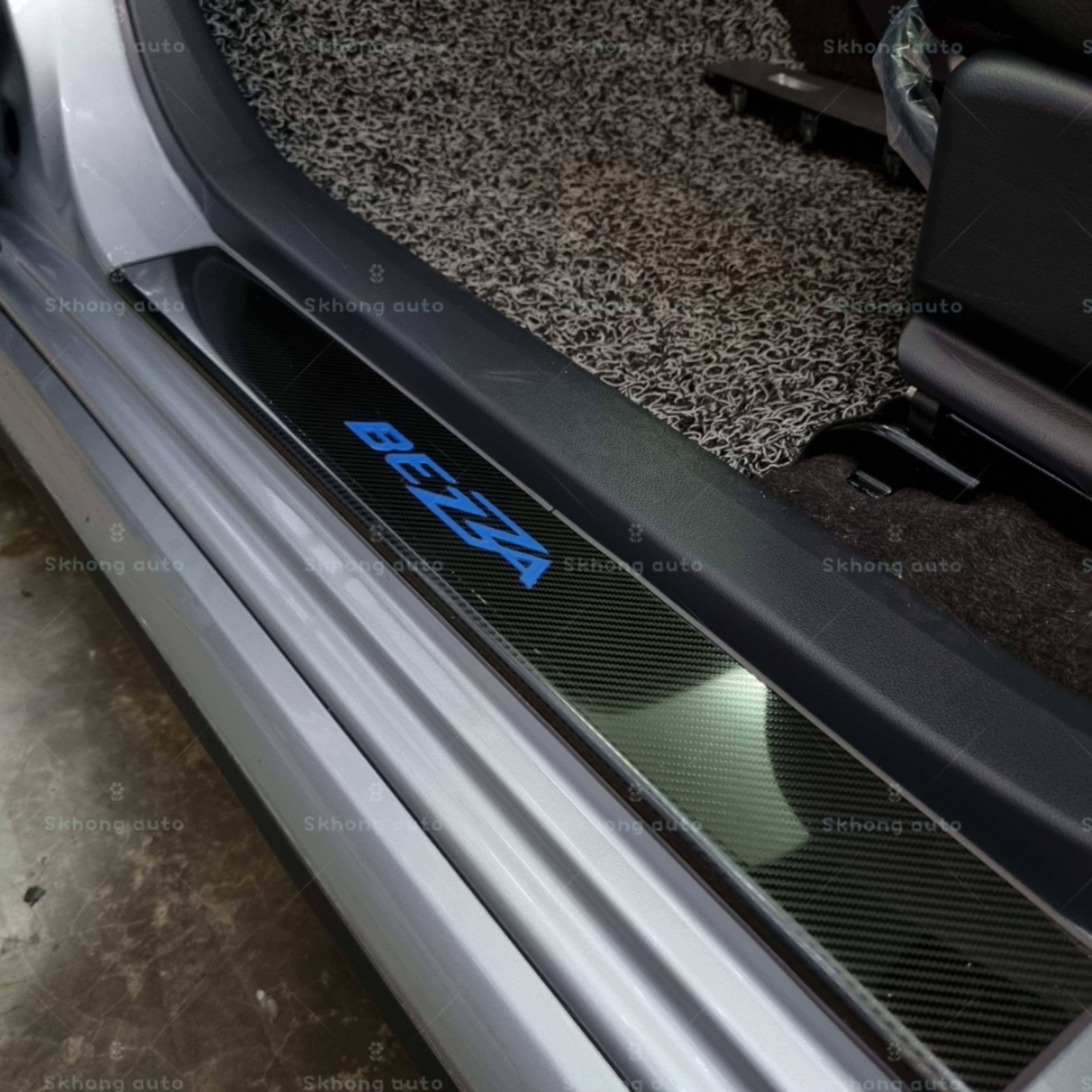 Perodua bezza side sill plate door step side step window step carbon ...