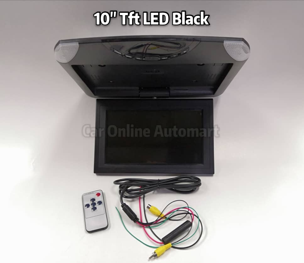 Ultra Slim12 INCH AV Roof Monitor HD LCD Car Flip Down Overhead Roof ...