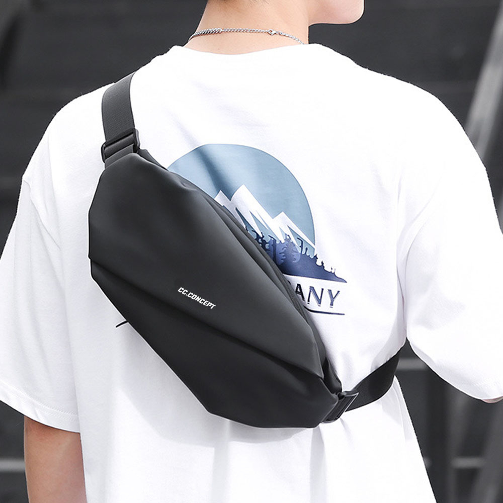 CC CONCEPT Original High Quality Waist Bag Waterproof Men Bag Chest Bag ...