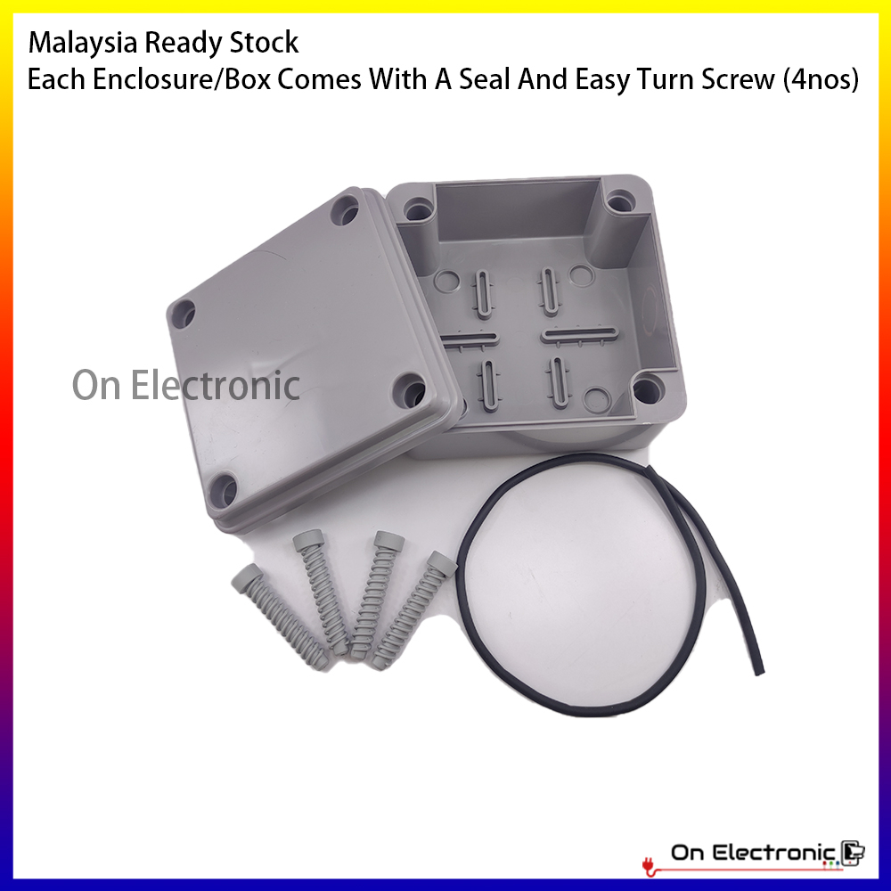 Pvc Enclosure Box Waterproof Grey with Easy Turn Screw For Autogate ...