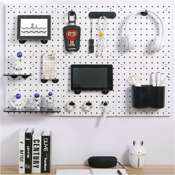 🇲🇾 Ready Stock Pegboard Perforated Display Board Wall Display Rack Peg ...