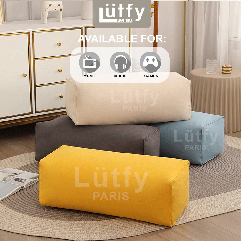 [Ready Stock] Rectangle Bean Bag Stool with 1.5 kg(+/-) FILLING BEAN ...