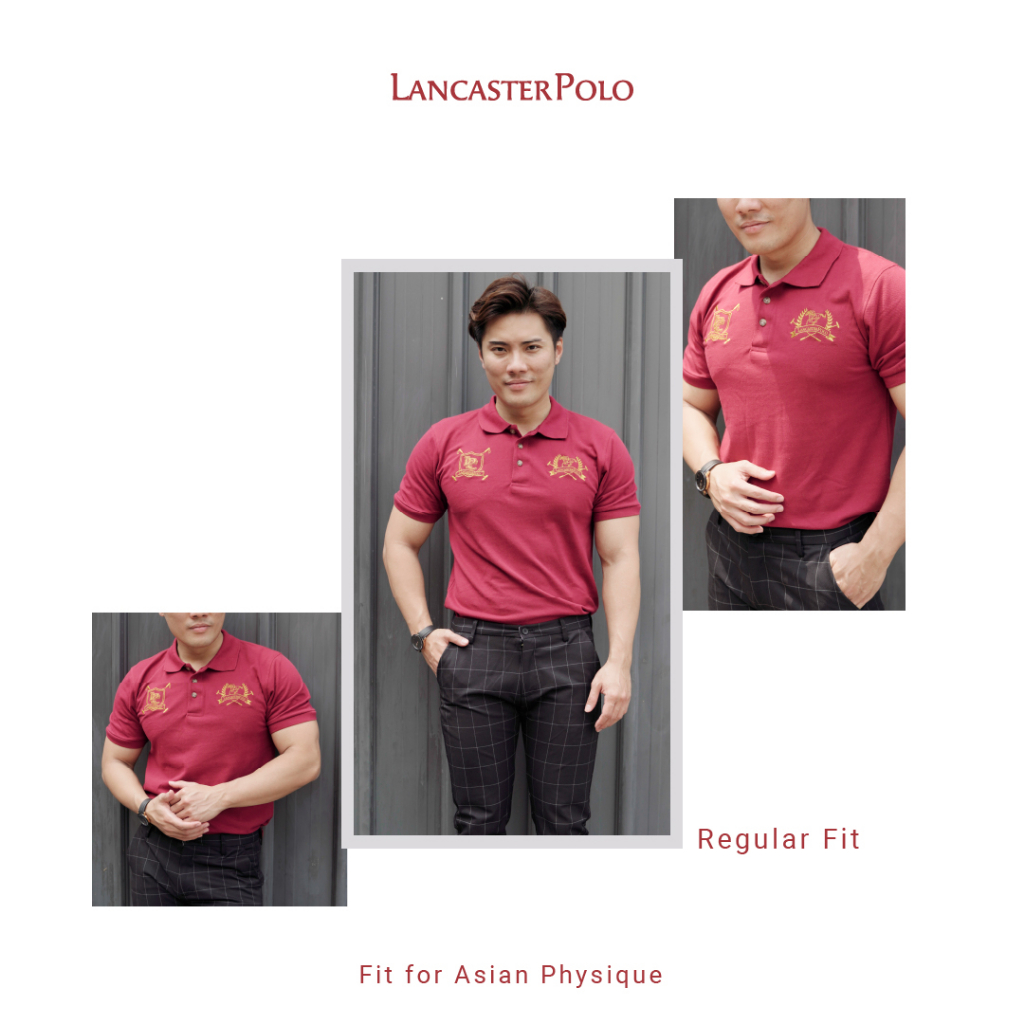 Lancaster Polo Cotton Gold Logo Short Sleeve Polo Tee – LPP015 | Shopee ...