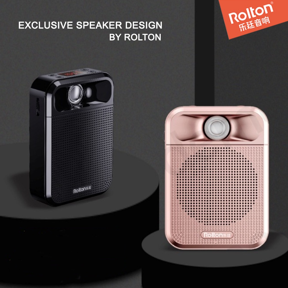 ROLTON K700 Voice Amplifier Microphone Wireless Megaphone Mic Audio ...