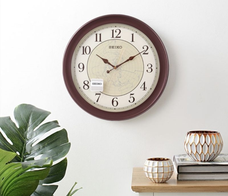100% ORIGINAL Jam Dinding SEIKO Quartz Analogue Wall Clock QXA709 ...