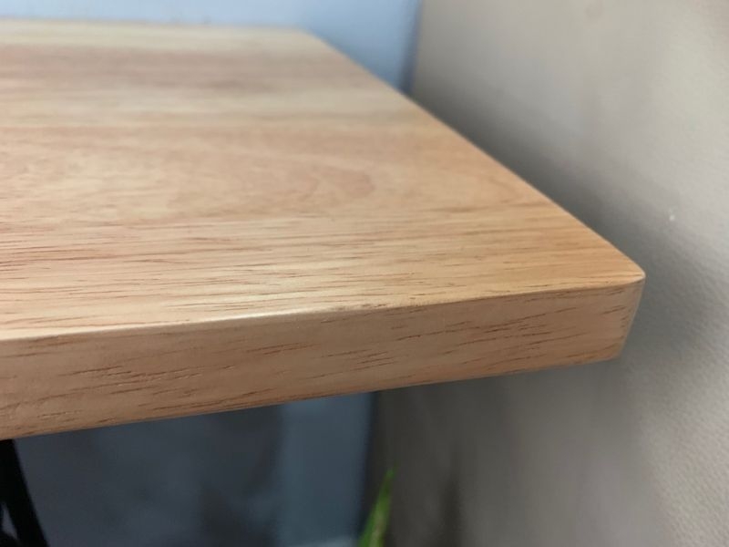 𝗫𝗭 Rubber wood Table Top 20mm Solid wood table Kayu Solid Counter top ...