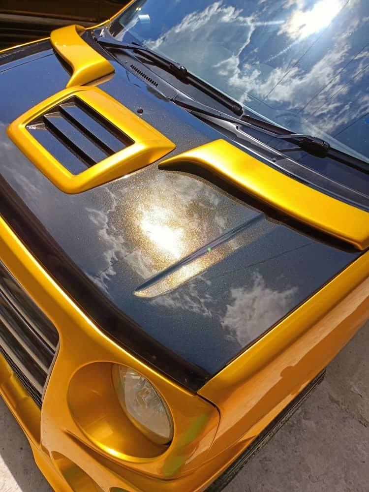 2K Paint 【 AIKKA AK4400 New Brilliant Yellow 】 CANDY SERIES Color Car ...