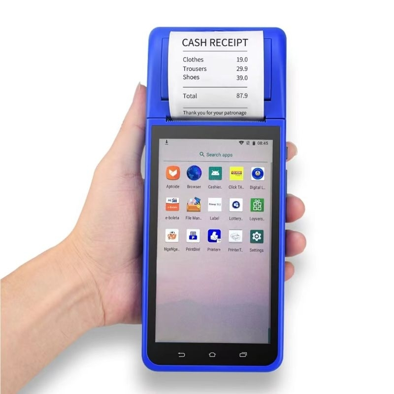 EZCTECH Android Pos 8.1 Billing Pos Machine 4g Handheld Pos Terminal ...