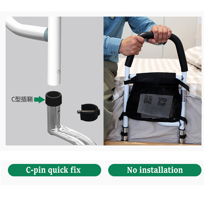 Bed Rails for Elderly Adults - Hospital Grade Safety with Fall ...