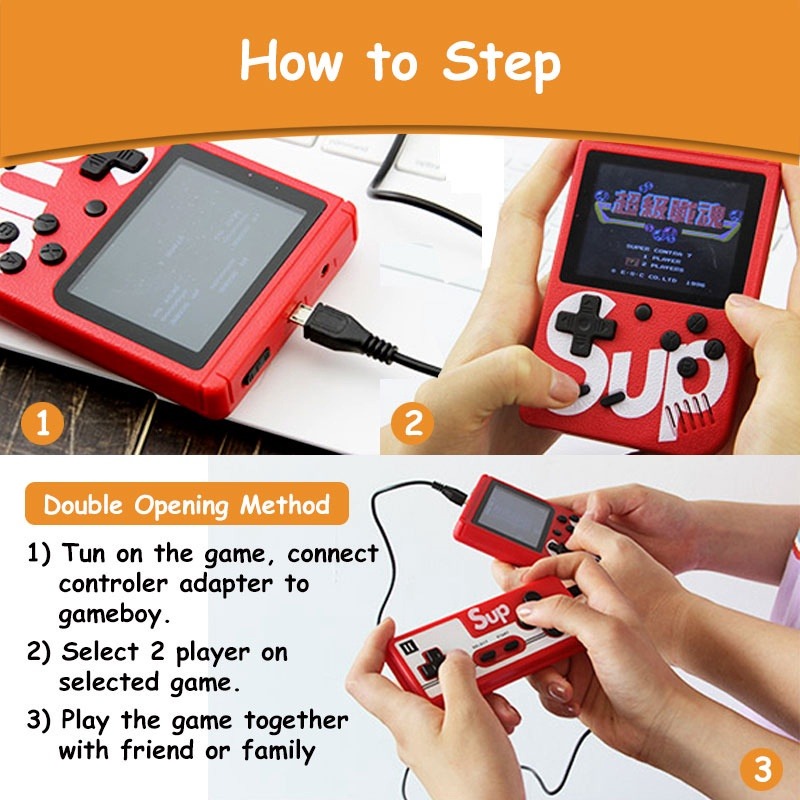 400 IN 1 Gameboy Games Retro Classic Game Console Emulator Built-In ...